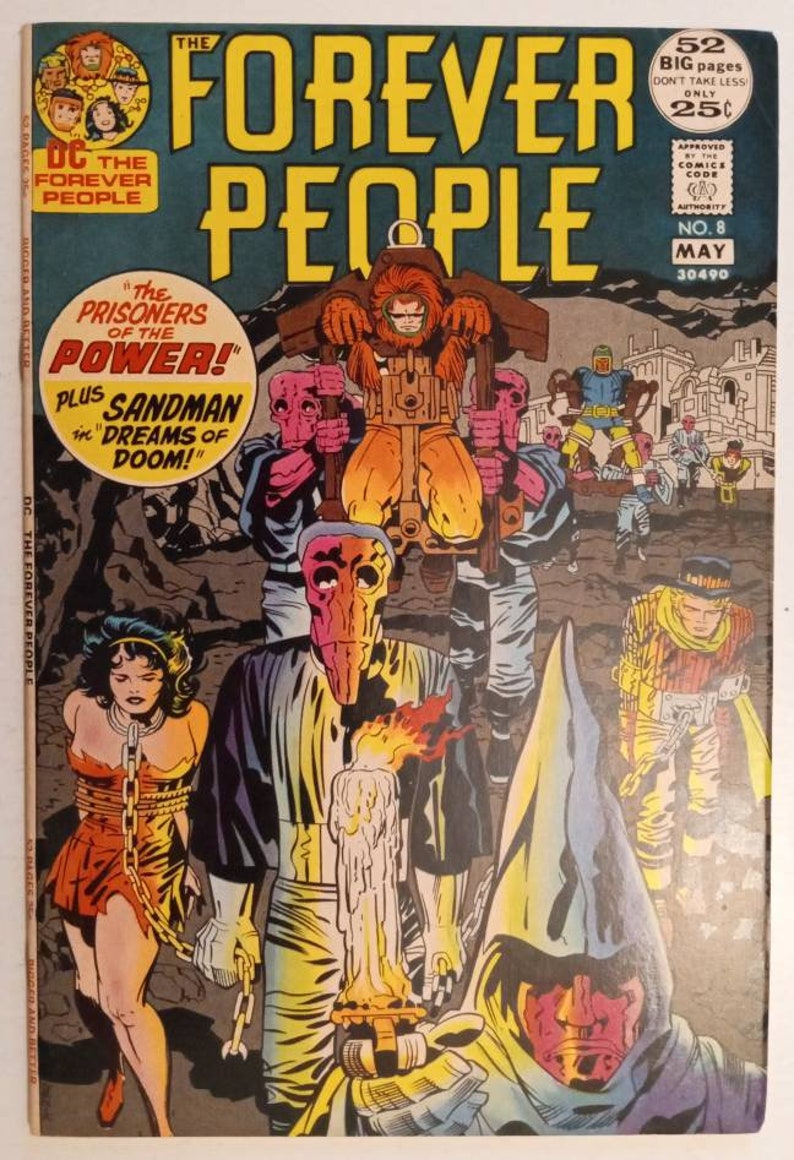 The Forever People 8 Bronze Age Comics Grade Range 65 Etsy