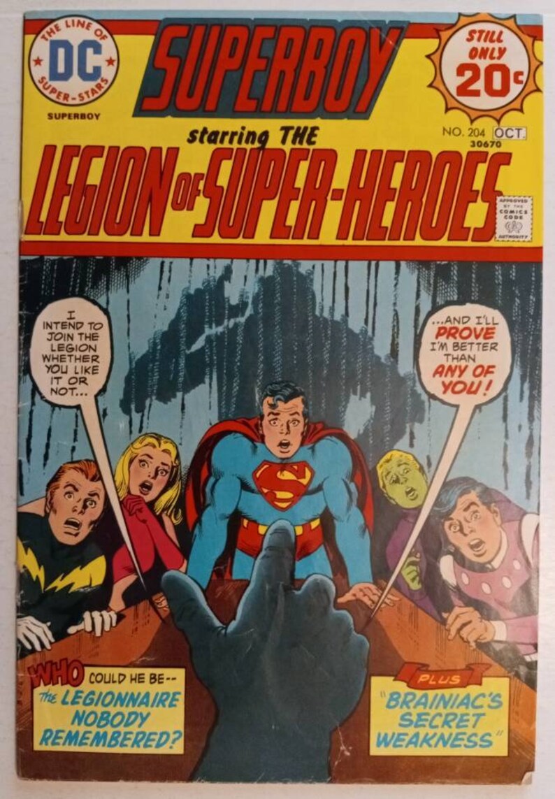 Superboy #204 : Bronze Age Comics / Grade Range - 4.0 to 4.5 / Mike ...