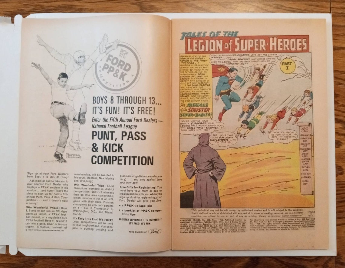 Adventure Comics #338 : Silver Age Comics / Grade Range - 5.5 to 6.5 ...