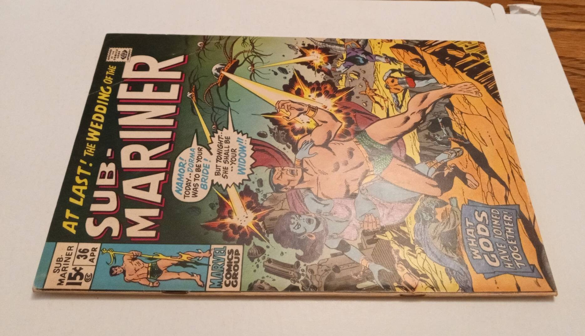 The Sub-mariner 36 : Bronze Age Comics / Grade Range 5.0 to 6.0 - Etsy