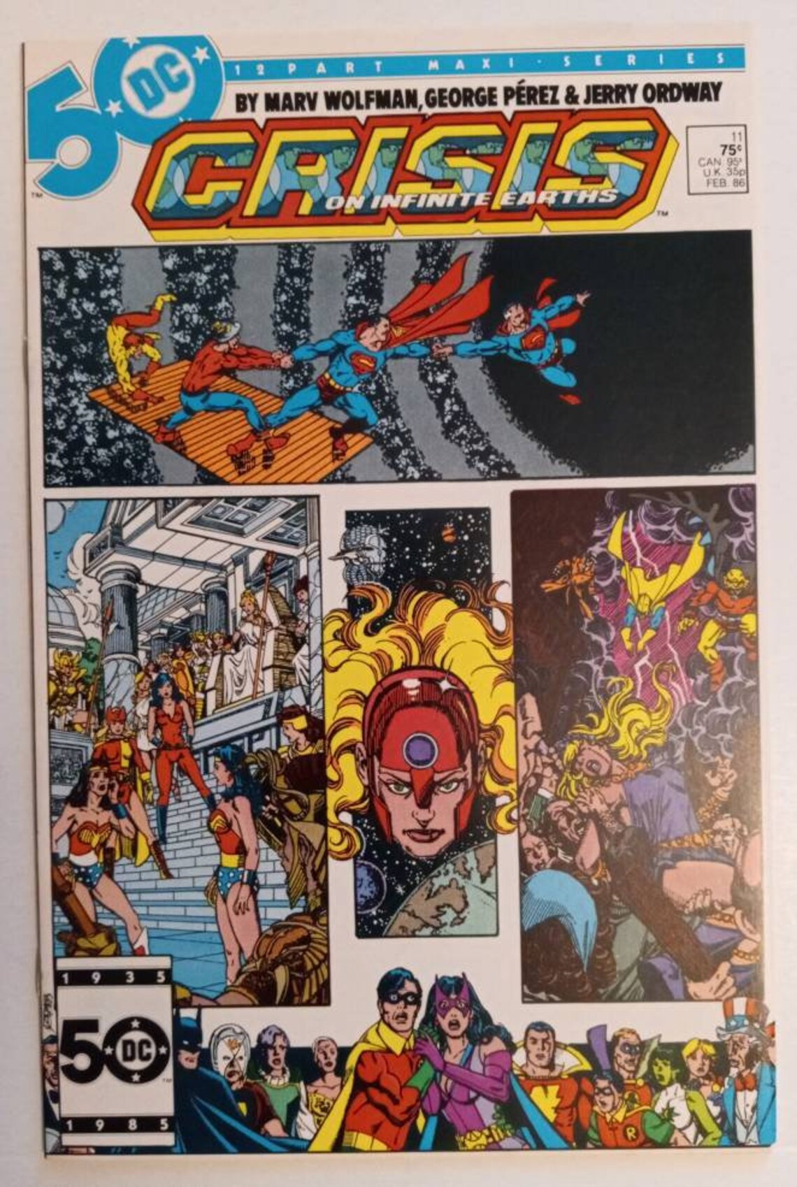 Crisis on Infinite Earths 11 : Copper Age Comics / Grade - Etsy