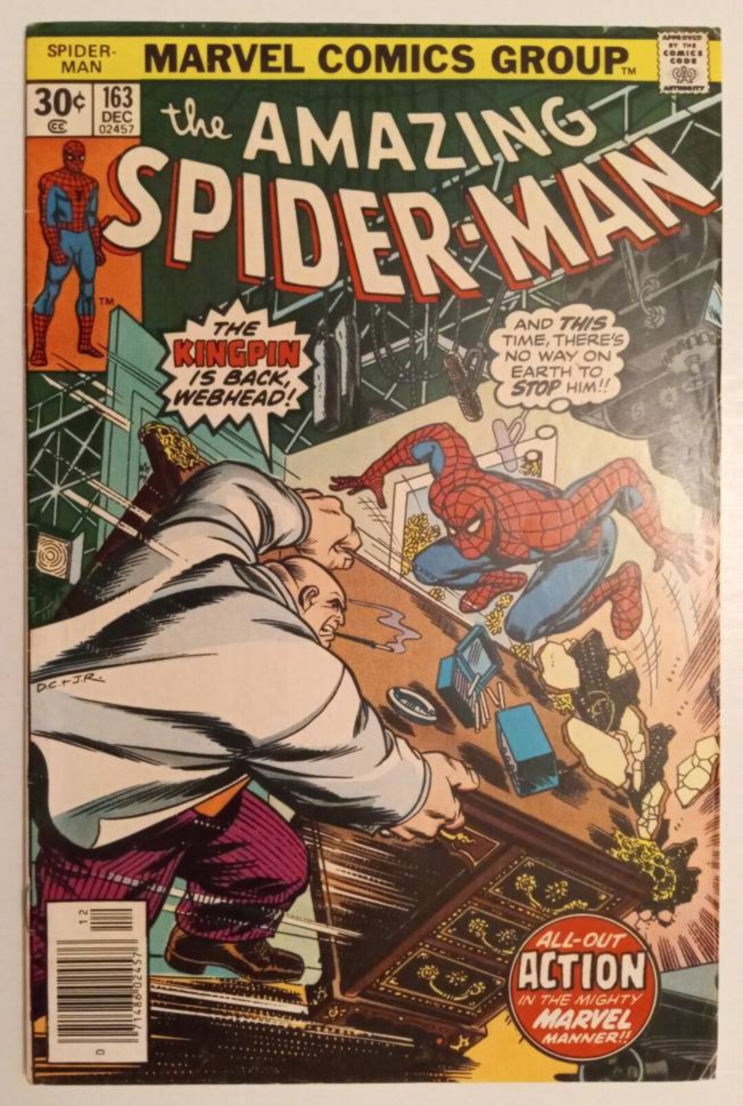 The Amazing Spider-man #163 / Grade Range - 6.0 - Etsy