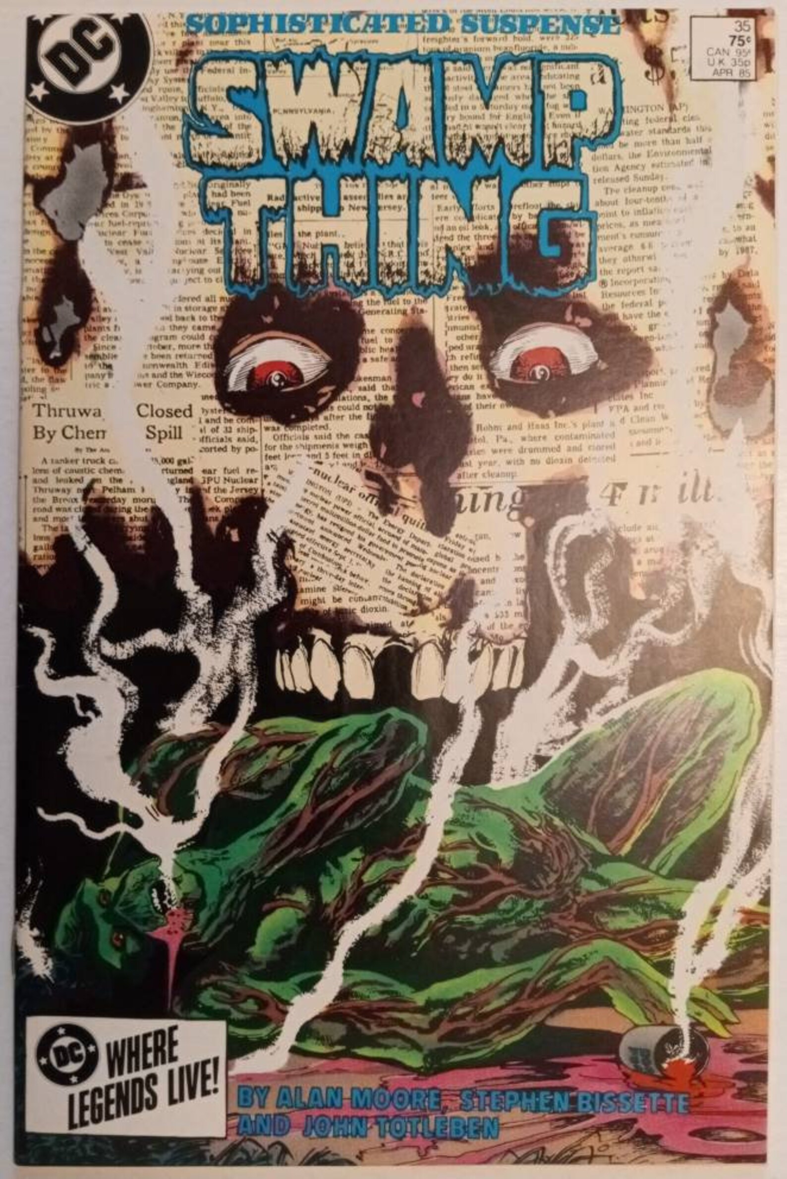 Swamp Thing 35 : Copper Age / Grade Range 8.0 - Etsy