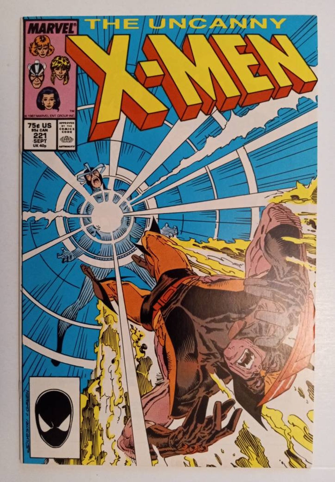 The Uncanny X-men 221 : Copper Age Comics / Grade Range 8.5 to 9.0 ...