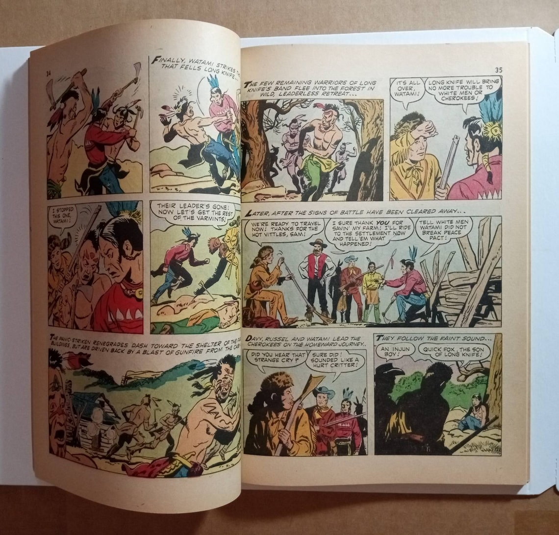 Walt Disney's Davy Crockett #1 : Golden Age Comic Books / Grade Range ...
