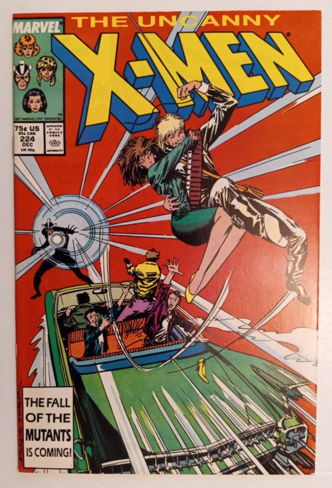 The Uncanny X-men #224 : Copper Age Comics / Grade Range - 8.5 to 9.0 ...