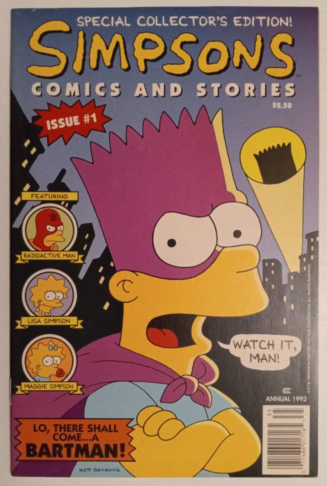 Simpsons Comics and Stories #1 / Grade Range - 5.0 / Newsstand Edition ...