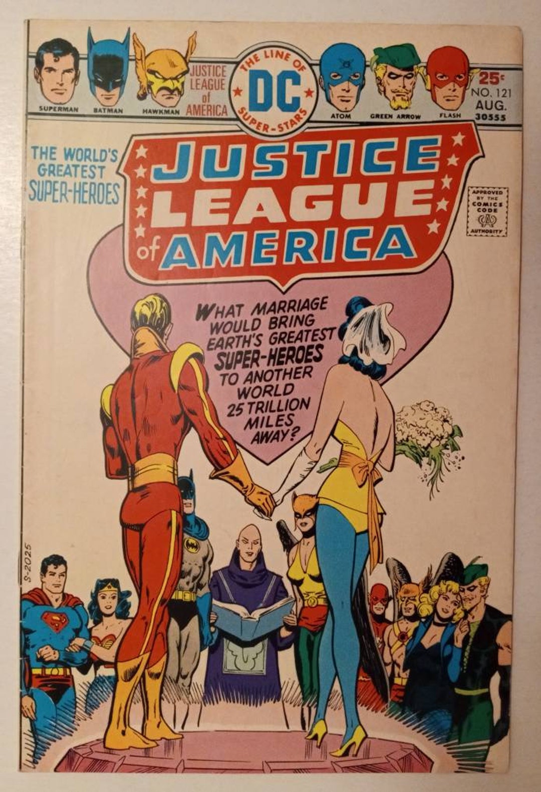 JLA Comic Book #121: Bronze Age, August 1975 - Etsy
