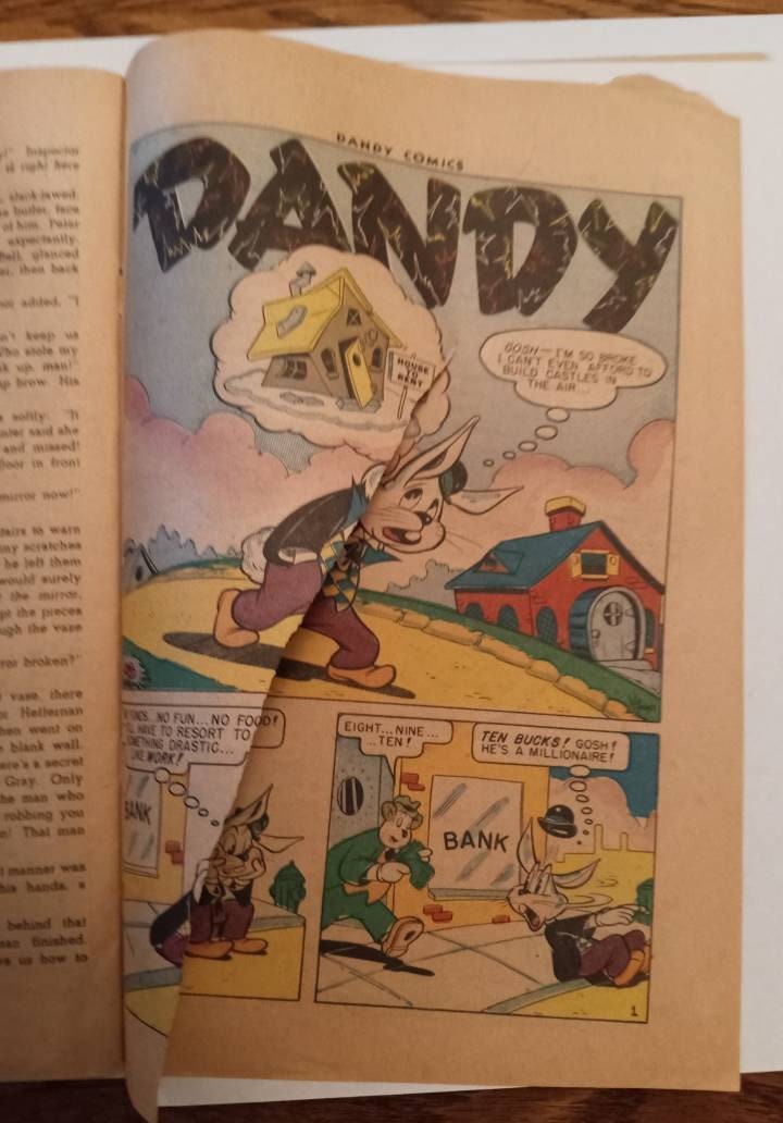 Dandy Comics Vol 1 5 / Golden Age Comics / 75 Year Old Comic - Etsy