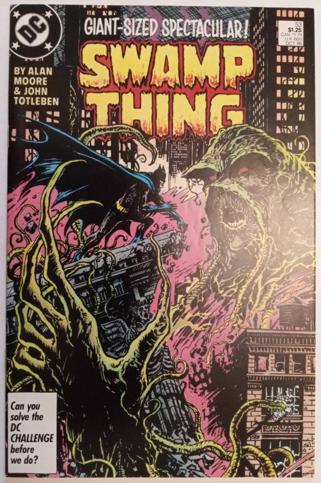 Swamp Thing #53 : Copper Age / Grade Range - 7.5 to 8.0 - Etsy