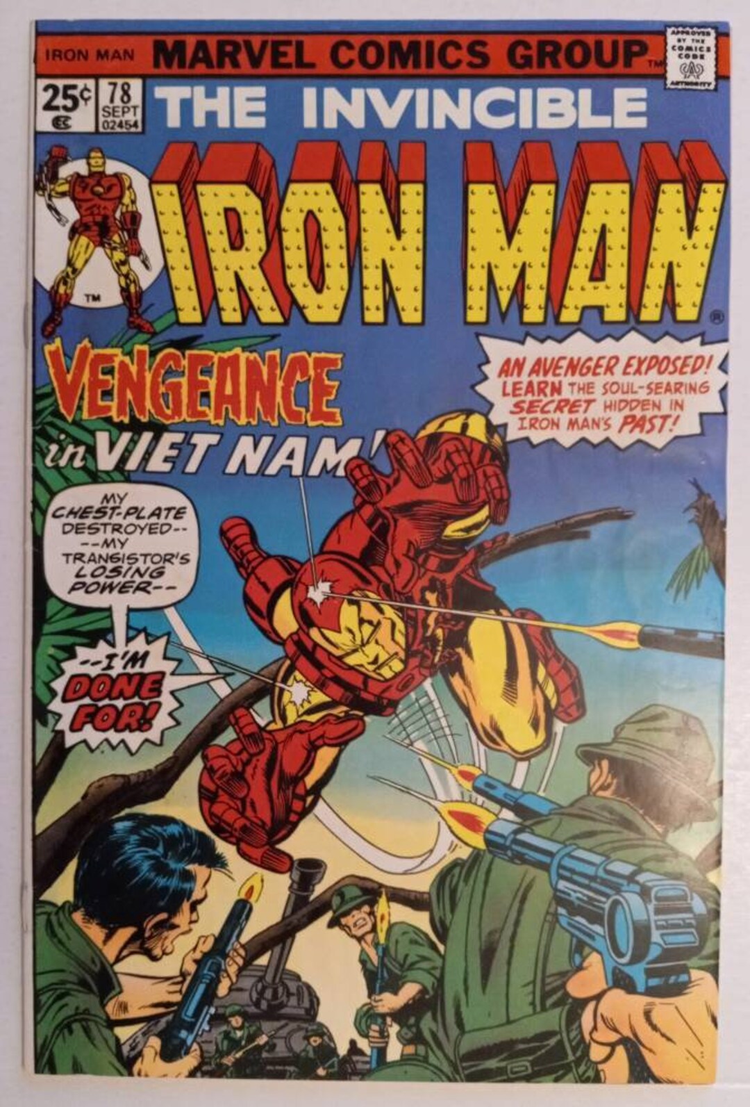 Iron Man Comics #78 : Bronze Age Comics / Grade Range - 7.0 - Etsy