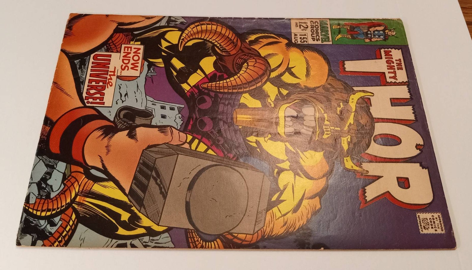The Mighty Thor #155 : Silver Age Comics / Grade Ranger - 3.0 to 4.0 - Etsy