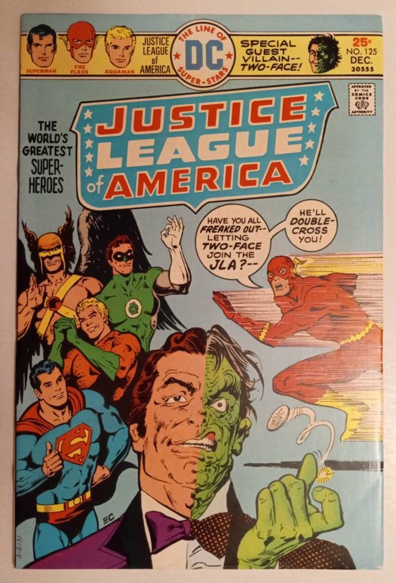JLA Comic Books #125 : Bronze Age Comics / Grade Range - 7.0 - Etsy