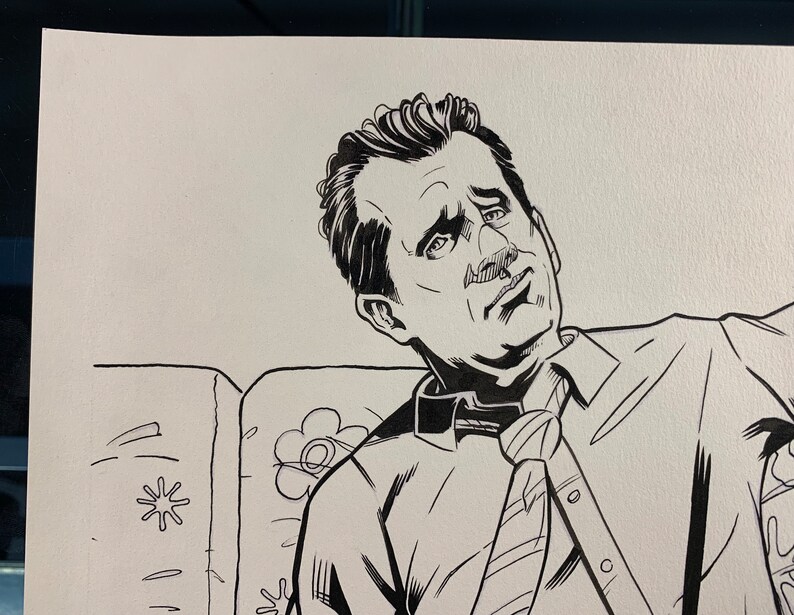 Al Bundy Original Art Married With Children Original Wall Decor 90s ...