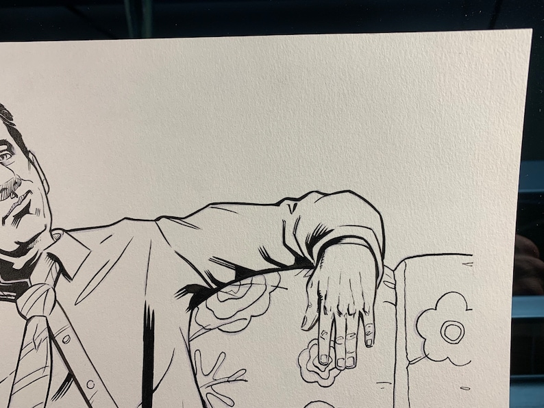 Al Bundy Original Art Married With Children Original Wall Decor 90s ...