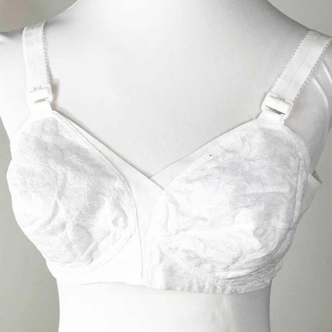 Sears Vintage Bra 40B Style 56654 Lace Adjustable Straps Perma Prest - Etsy