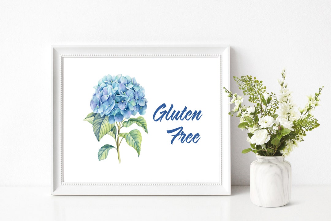 Gluten Free Food Sign Digital Download - Etsy