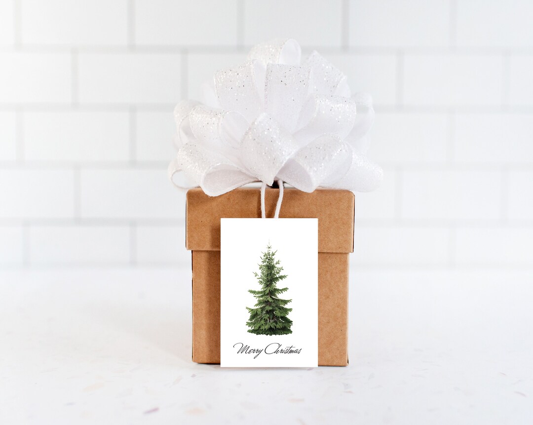 Christmas Tree Gift Tags, Printable Holiday Tags (digital Download) - Etsy