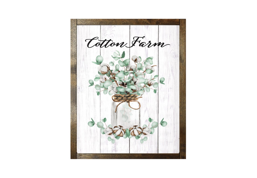 Farmhouse Printable Cotton Printable Digital Download - Etsy