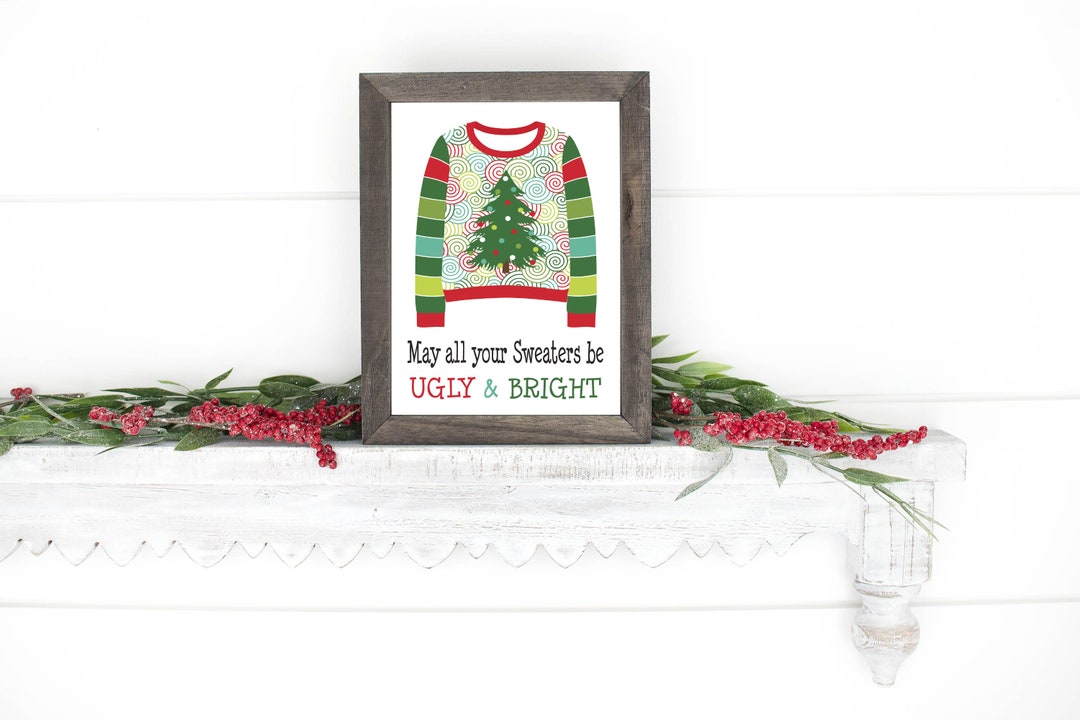 Ugly Sweater Printable - Etsy