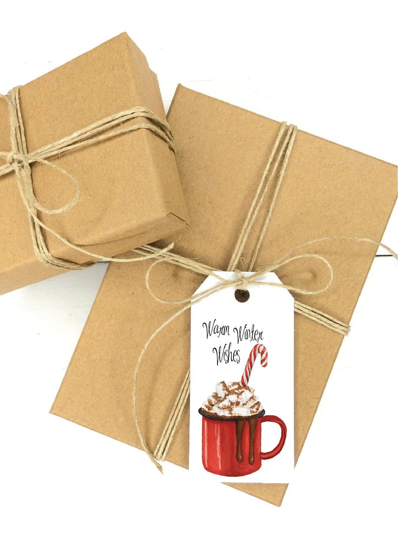Hot Chocolate Gift Tag Printable - Etsy