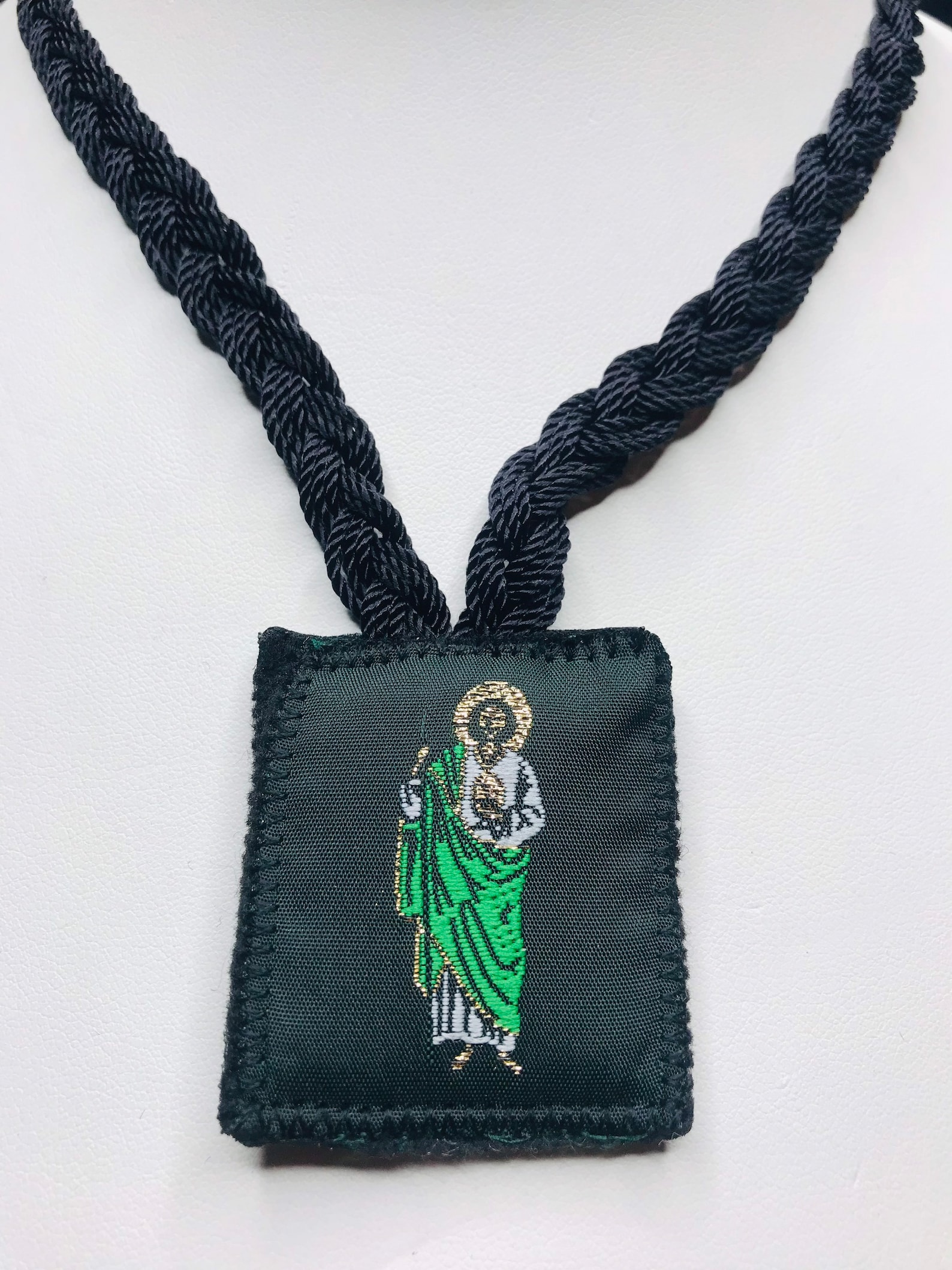 Scapular of St. Jude Black Color - Etsy