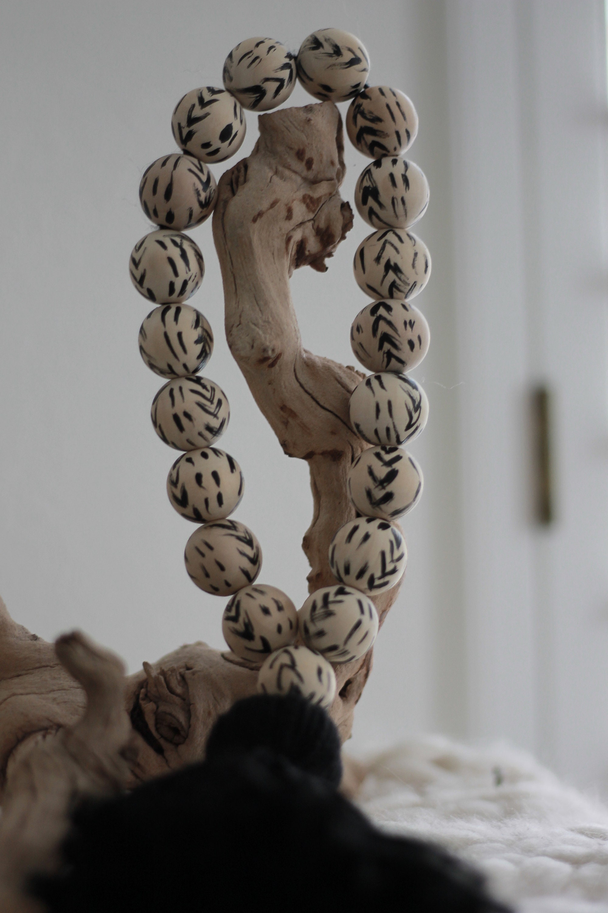 Tribal Beads Modern Beads Tribal Decor Wooden Beads Wood | Etsy