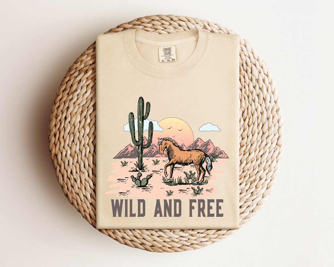 Comfort Colors Wild and Free T-shirt, Cowgirl Shirt, Nature Shirt ...