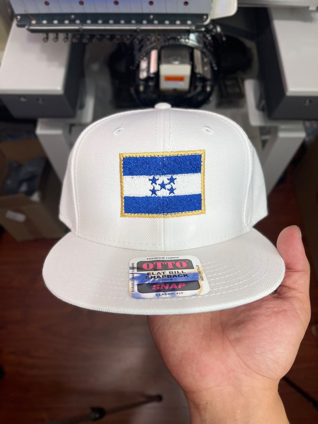 Honduras Hat, Gorra Bordada Con Bandera De Honduras, Snapback Hat With ...