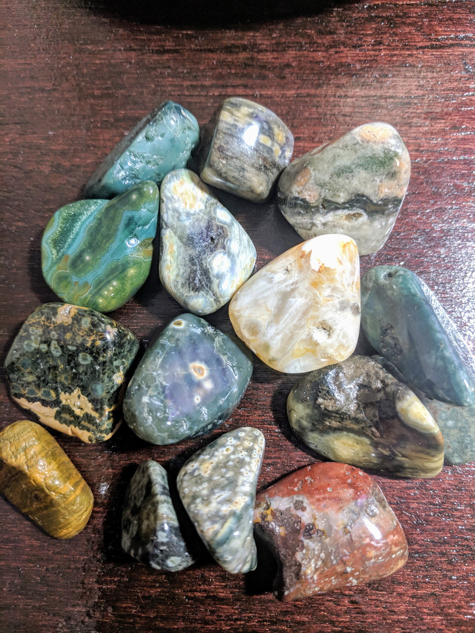 Ocean Jasper Tumbled | Etsy