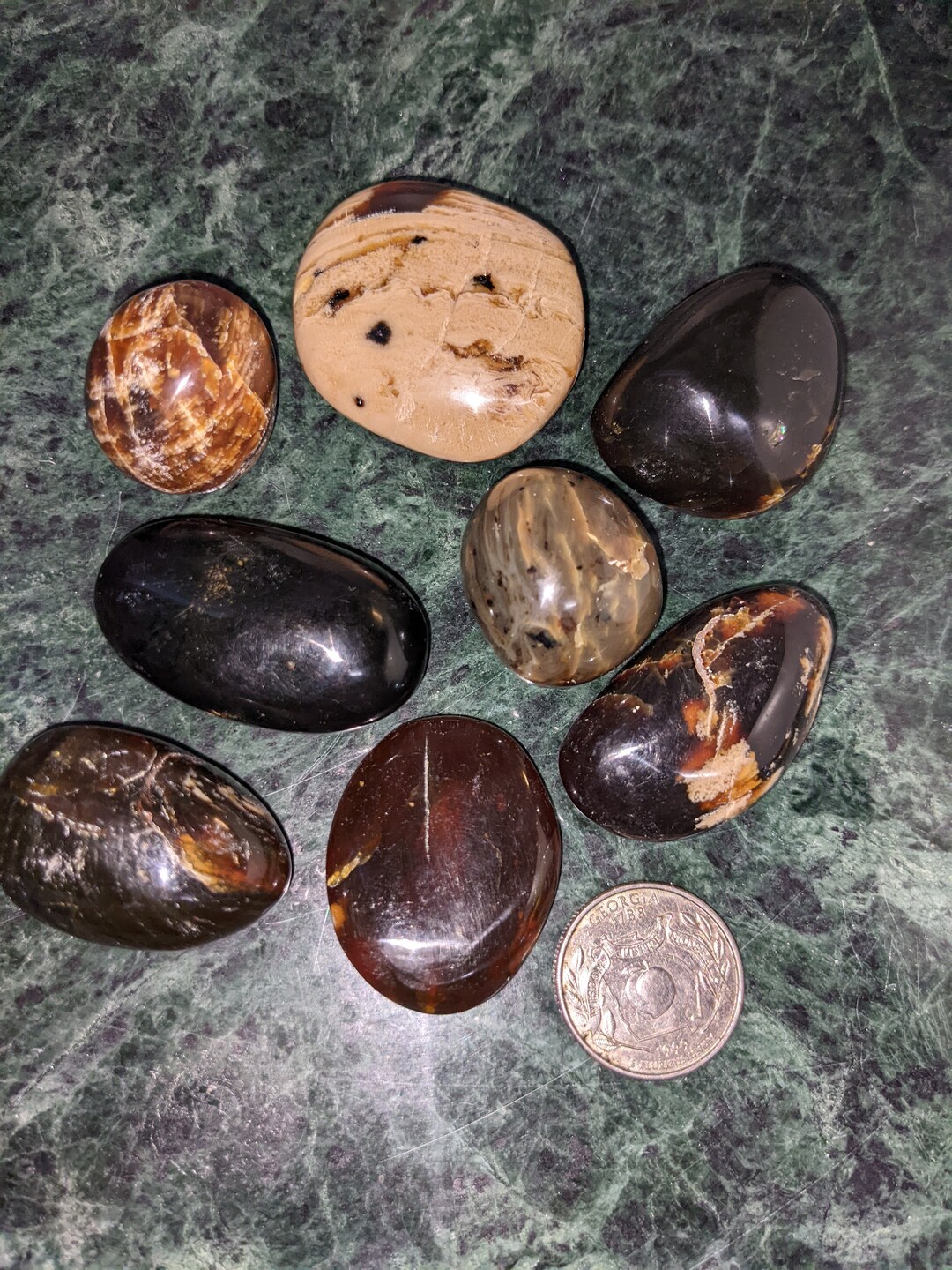 Amber Tumbled - Etsy