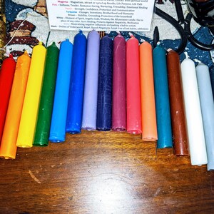 6 Homemade Ritual/chime Candles - Etsy