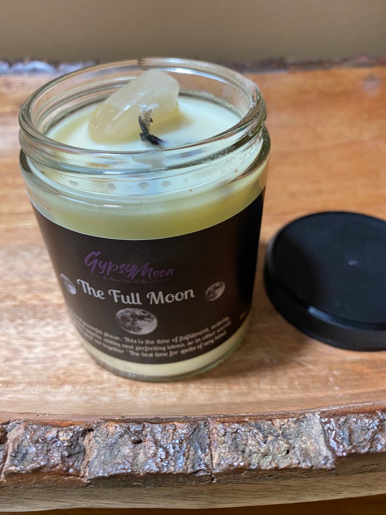 The Full Moon Candle - Etsy