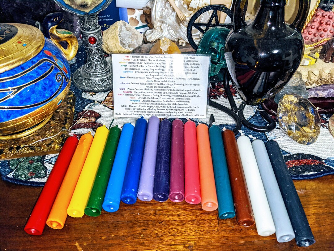 1 Homemade Ritual/chime Candles - Etsy