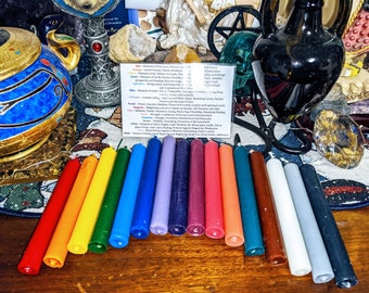 6 Homemade Ritual/chime Candles | Etsy