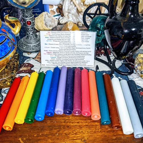 1 Homemade Ritual/chime Candles | Etsy