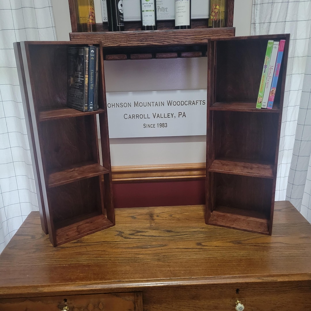 Reclaimed Wood 3-tier DVD Storage Crate: Holds 39 Cases - Etsy