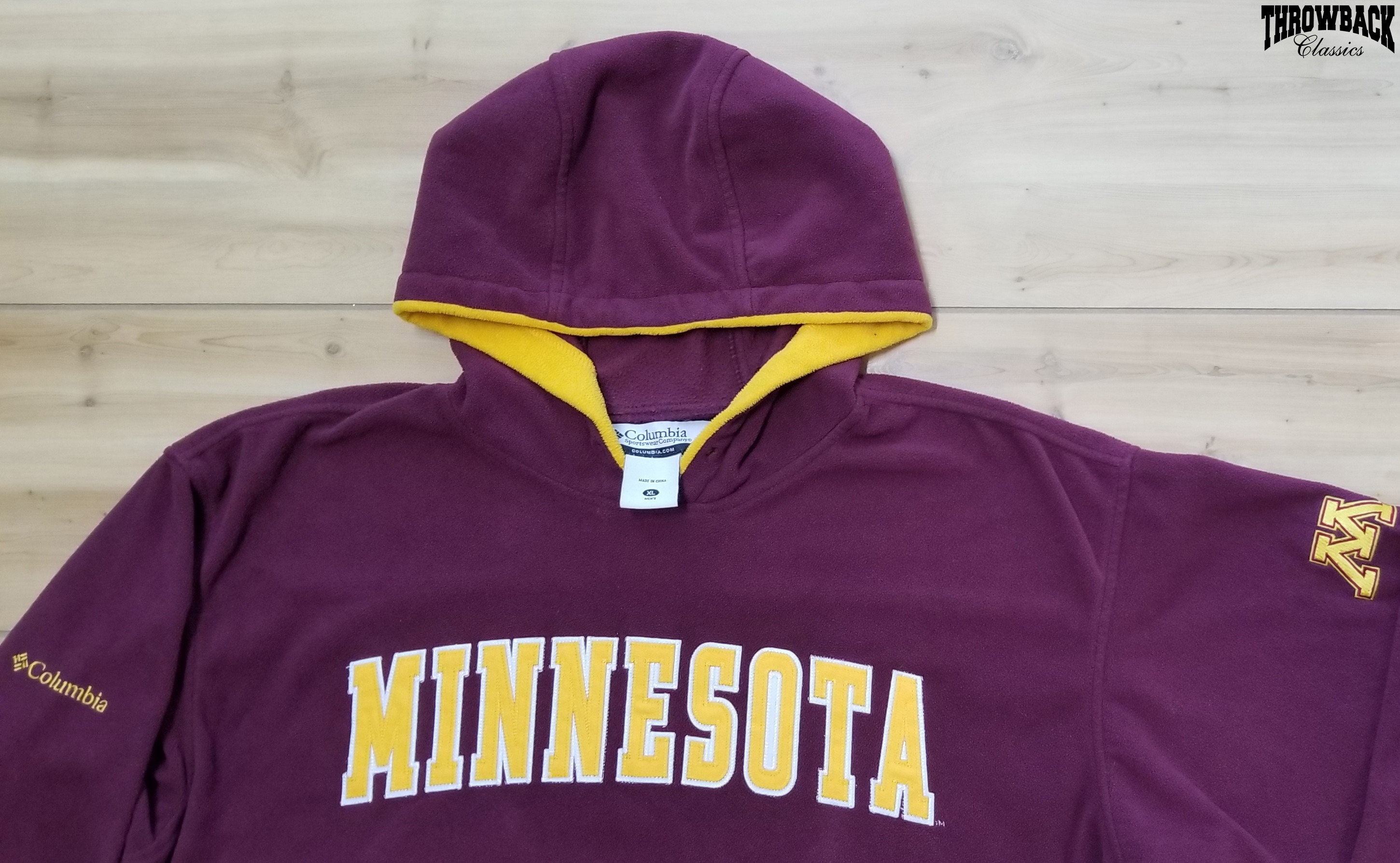 Columbia University of Minnesota Gophers Fleece Sweatshirt Pullover ...