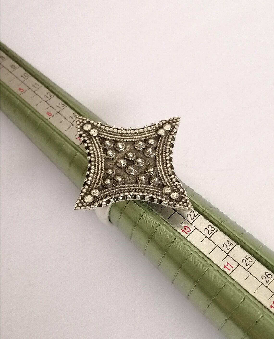 Four Pointed Sterling Silver Star Ring - Etsy