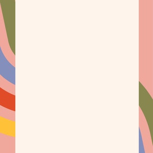 Printable Notes/ 60's Vibes Notes /4 Printable Notes - Etsy