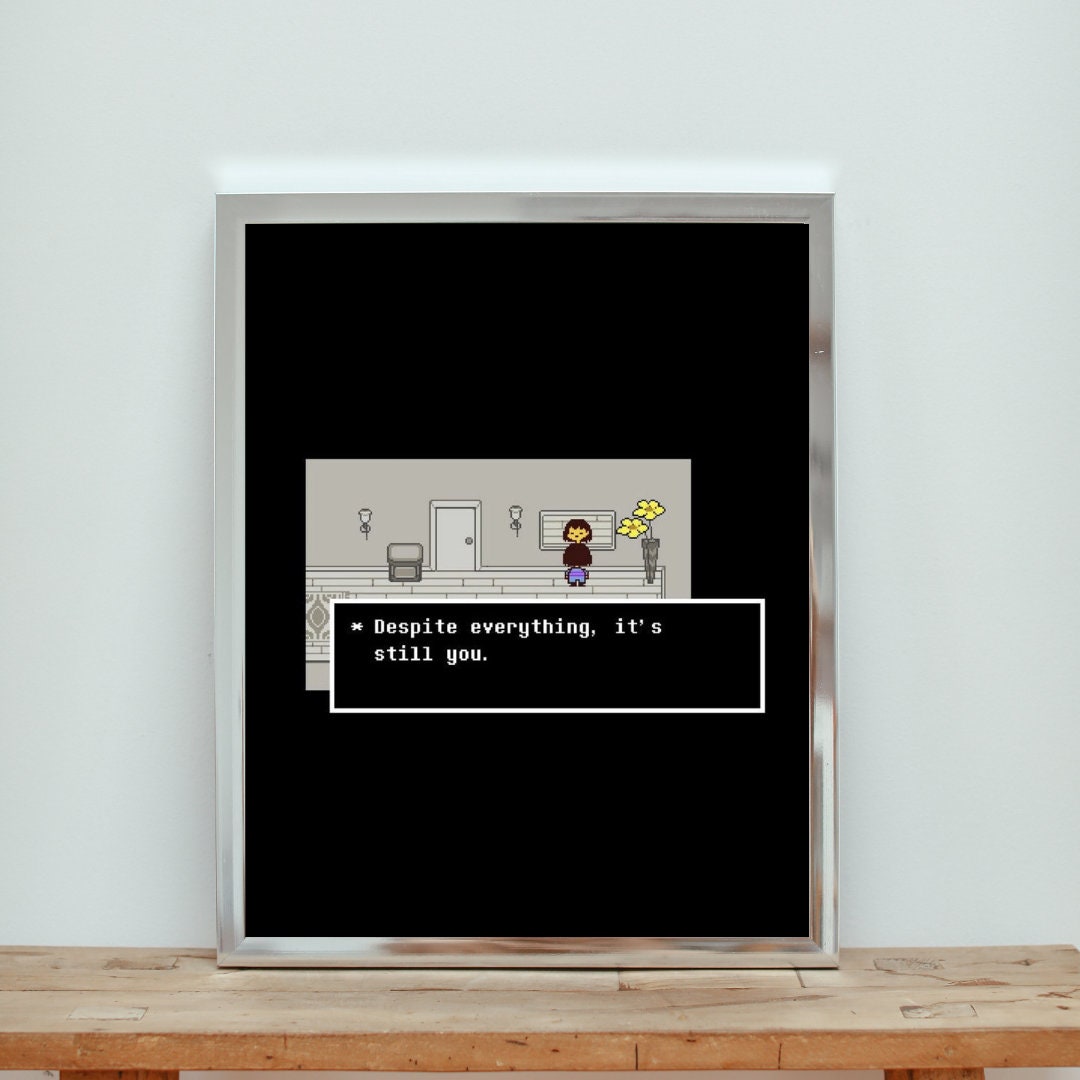 Undertale Wall Art, Undertale Wallpaper, Undertale Stay Determined ...