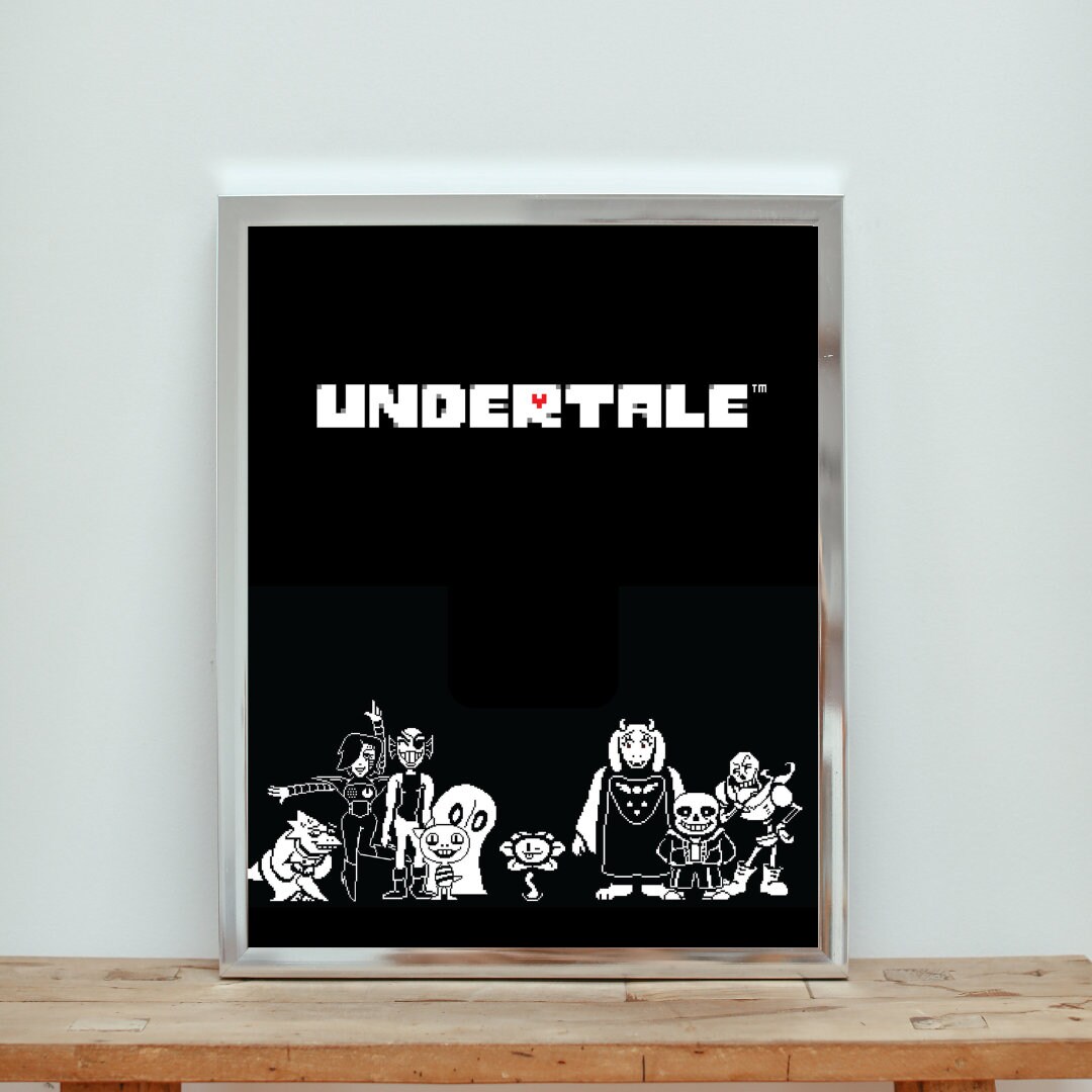 Undertale Wall Art, Undertale Wallpaper, Undertale Stay Determined ...