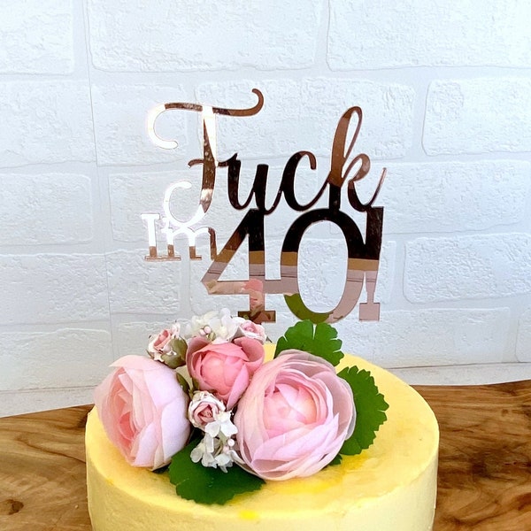 Number Cake Topper - Etsy