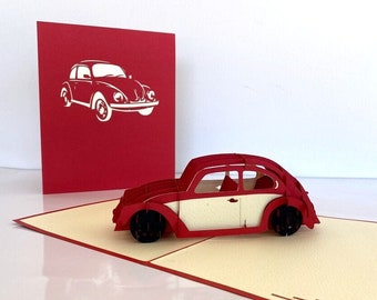 Classic Car Pop up Card - Etsy