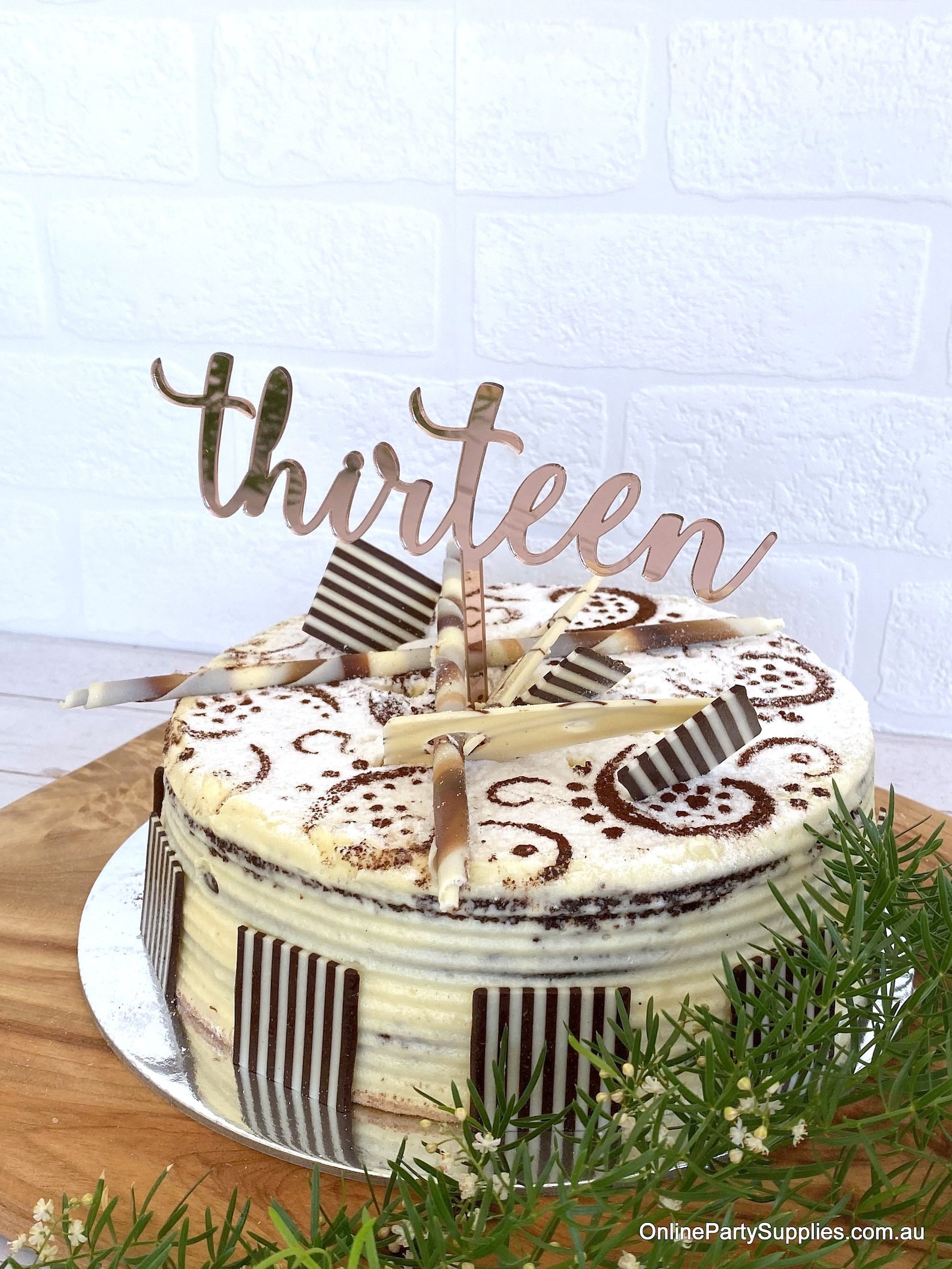 Rose Gold Mirror Thirteen Cake Topper Thirteenth Birthday Etsy rose-gold-mirror-thirteen-cake-topper-thirteenth-birthday-etsy