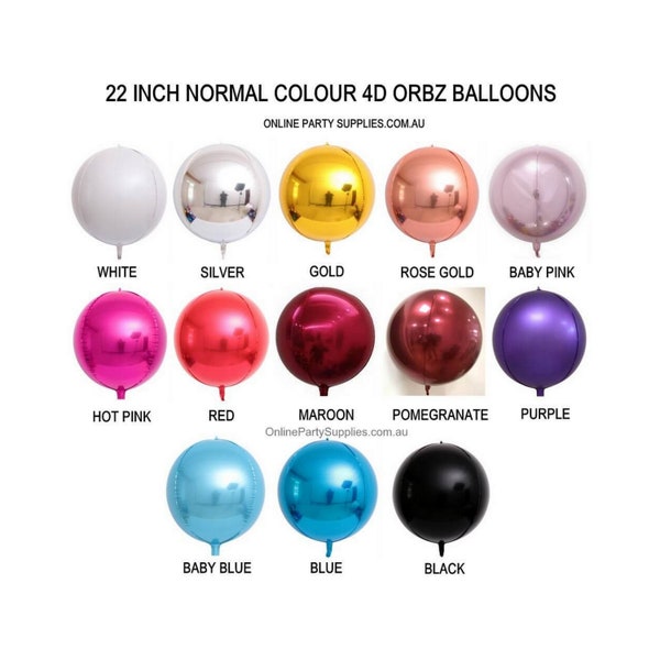 Metallic Balloons - Etsy