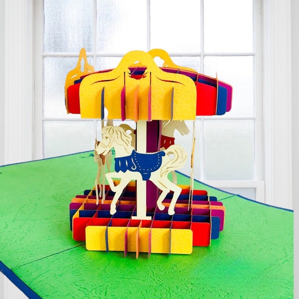 3d Carousel Svg - Etsy