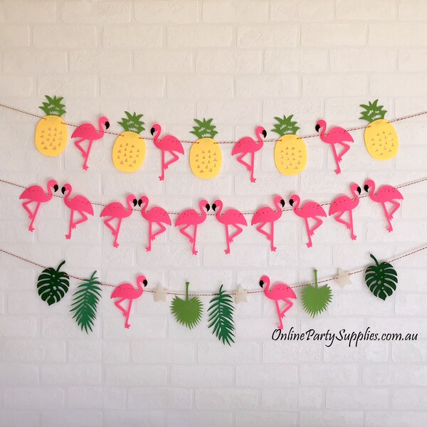 Flamingo Banner - Etsy
