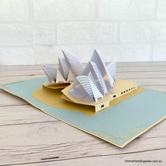 Sydney Opera House Card Pop up Birthday Card 3D Card Bon | Etsy