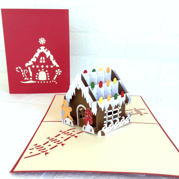 Gingerbread Greeting Card - Etsy